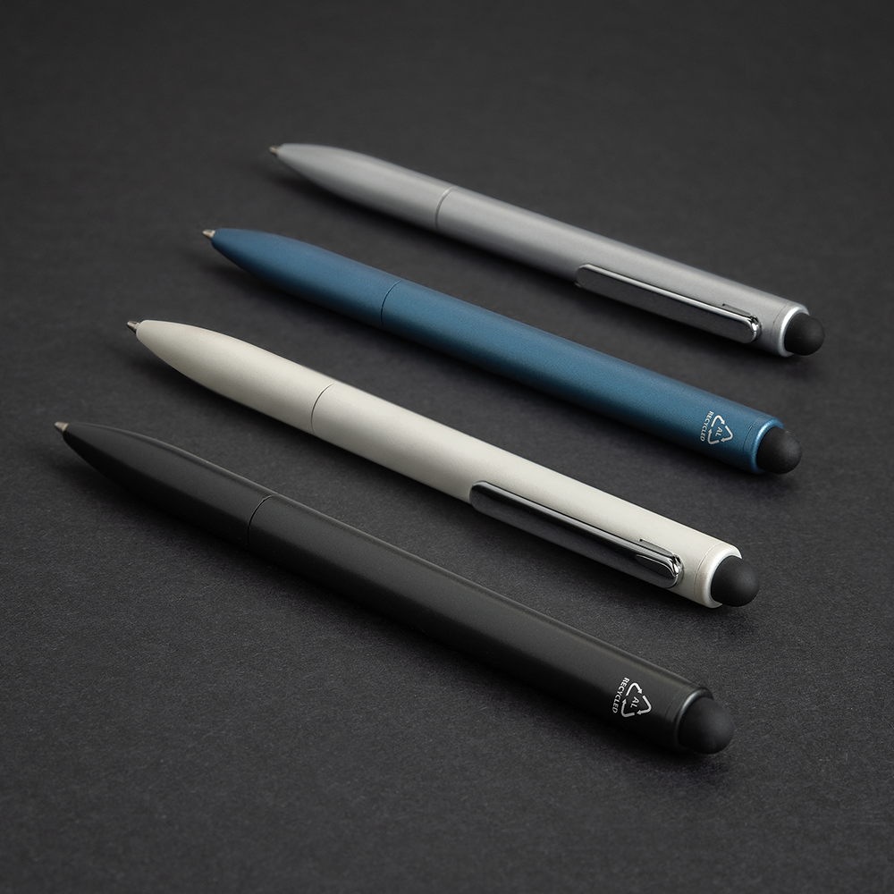 Penna con Stylus in Alluminio Riciclato RCS Kymi | HelloPrint