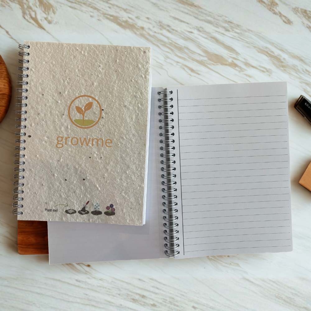 Seed Paper A5 Notebook | HelloPrint