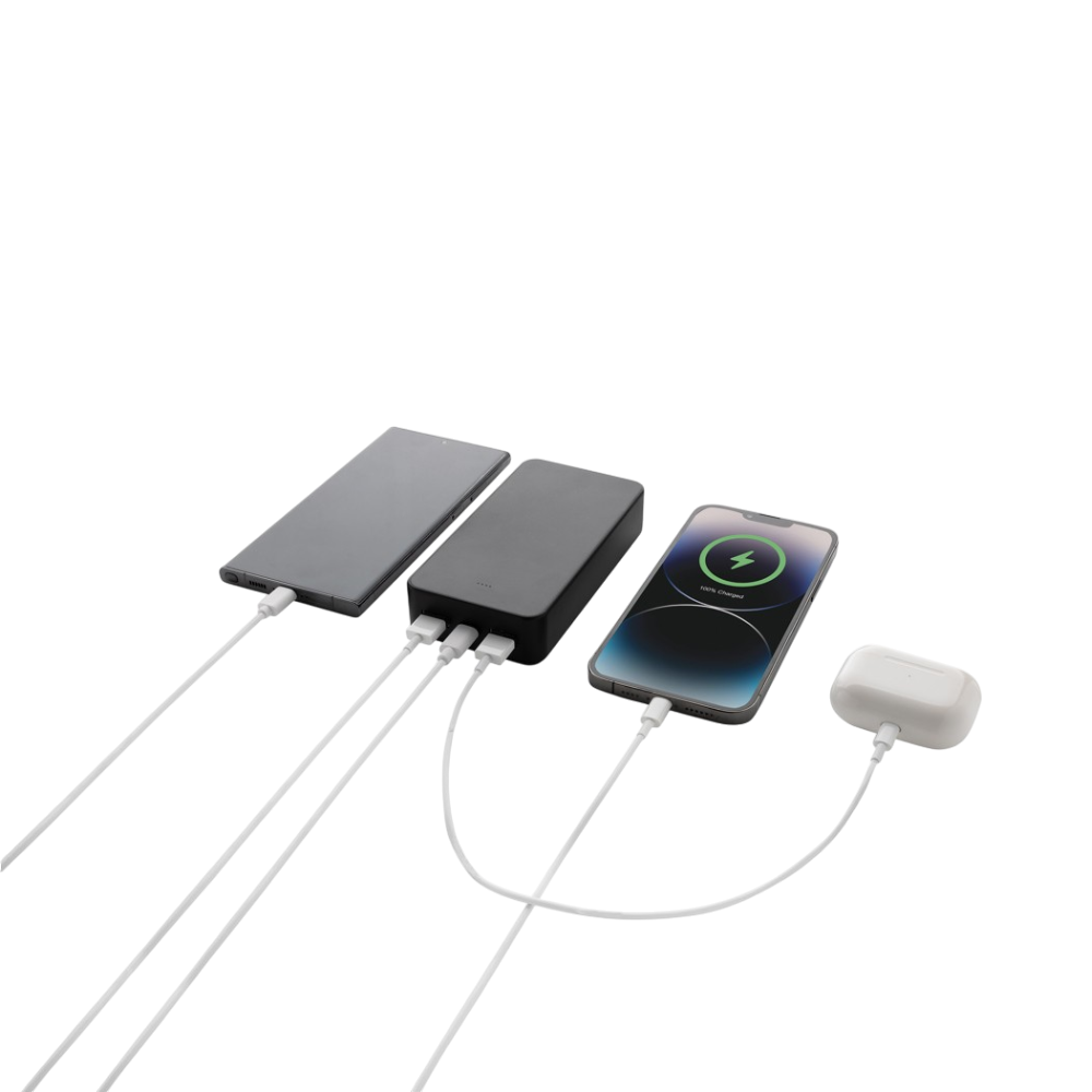 Boostcore RCS Recycled Plastic Powerbank 20.000mAh USB C | HelloPrint