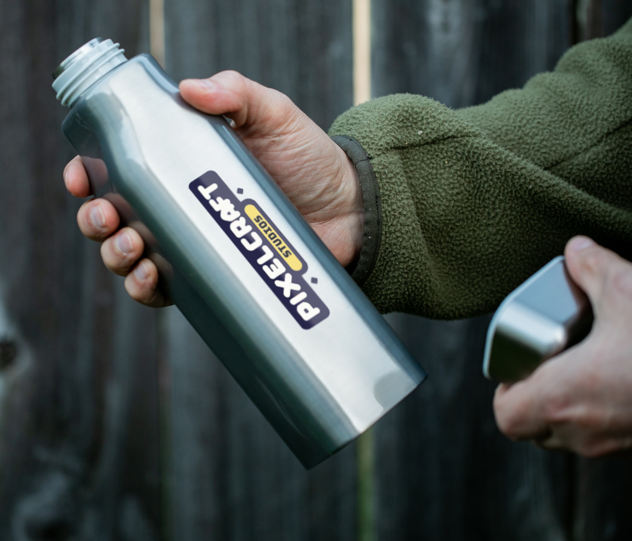 Virtuous Water Bottle 34 oz | HelloPrint