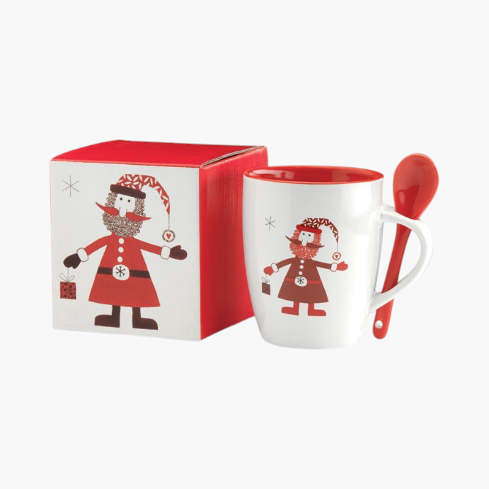 CLAUS Mug with Spoon | HelloPrint