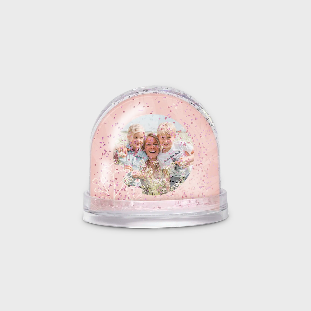 Personalised Glitter Snow Globe | HelloPrint