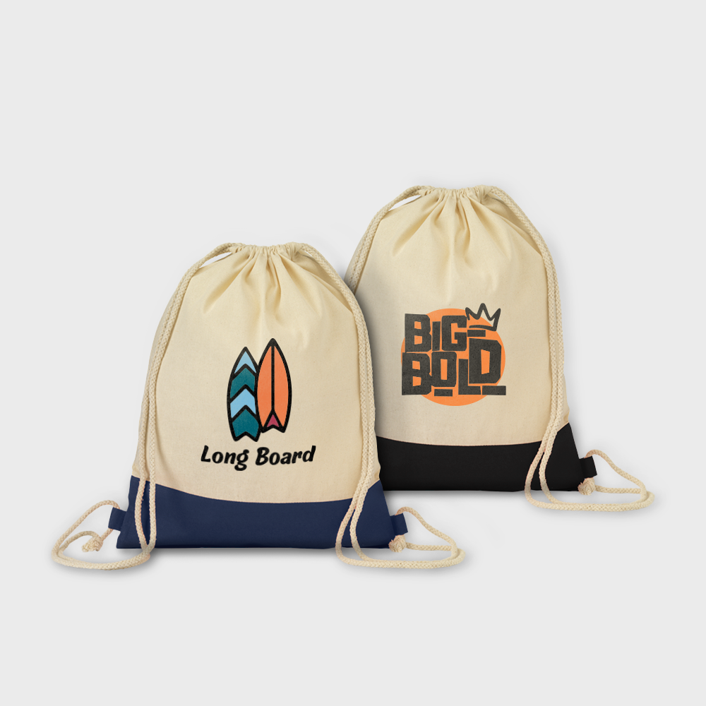 Cotton 125 g/m² Drawstring Bag | HelloPrint