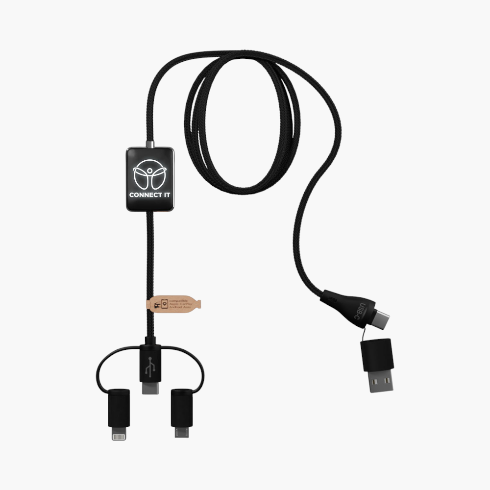 RCS Recycled Plastic CarPlay Charging Cable | HelloPrint