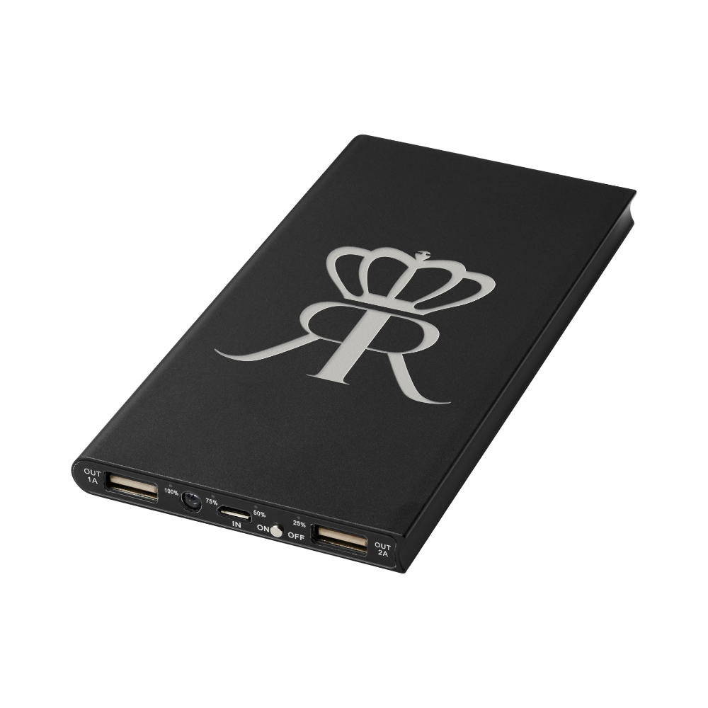 Power bank en aluminium 8000 mAh | HelloPrint