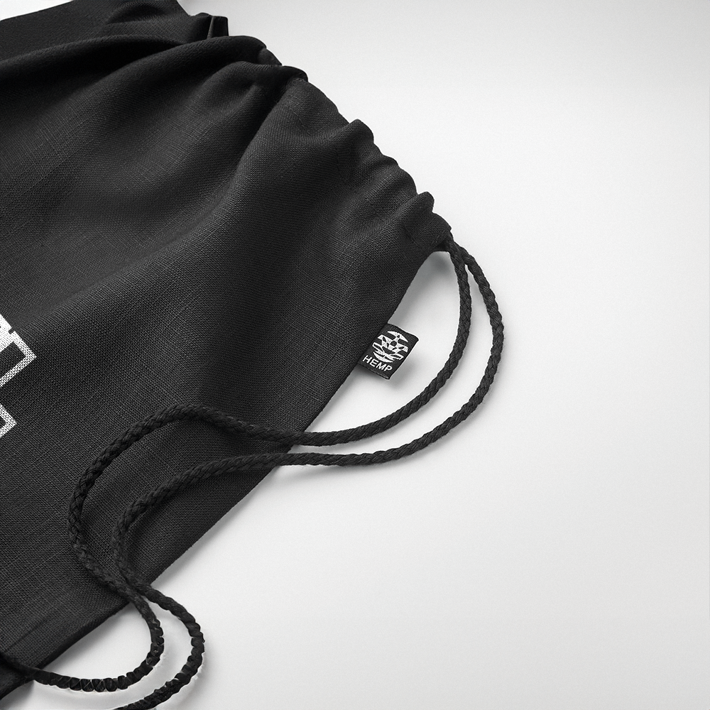 Sac à cordon en chanvre Naima | HelloPrint