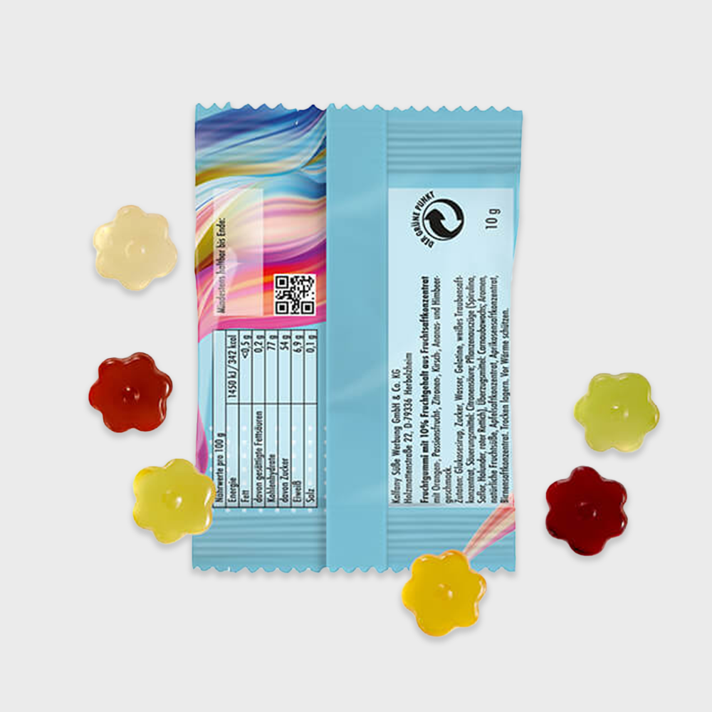 Fruit Gum Flower Treats | HelloPrint