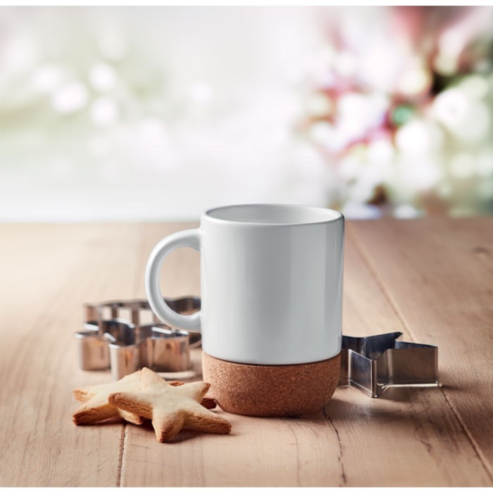 Ceramic Sublimation Mug with Cork Base | HelloPrint
