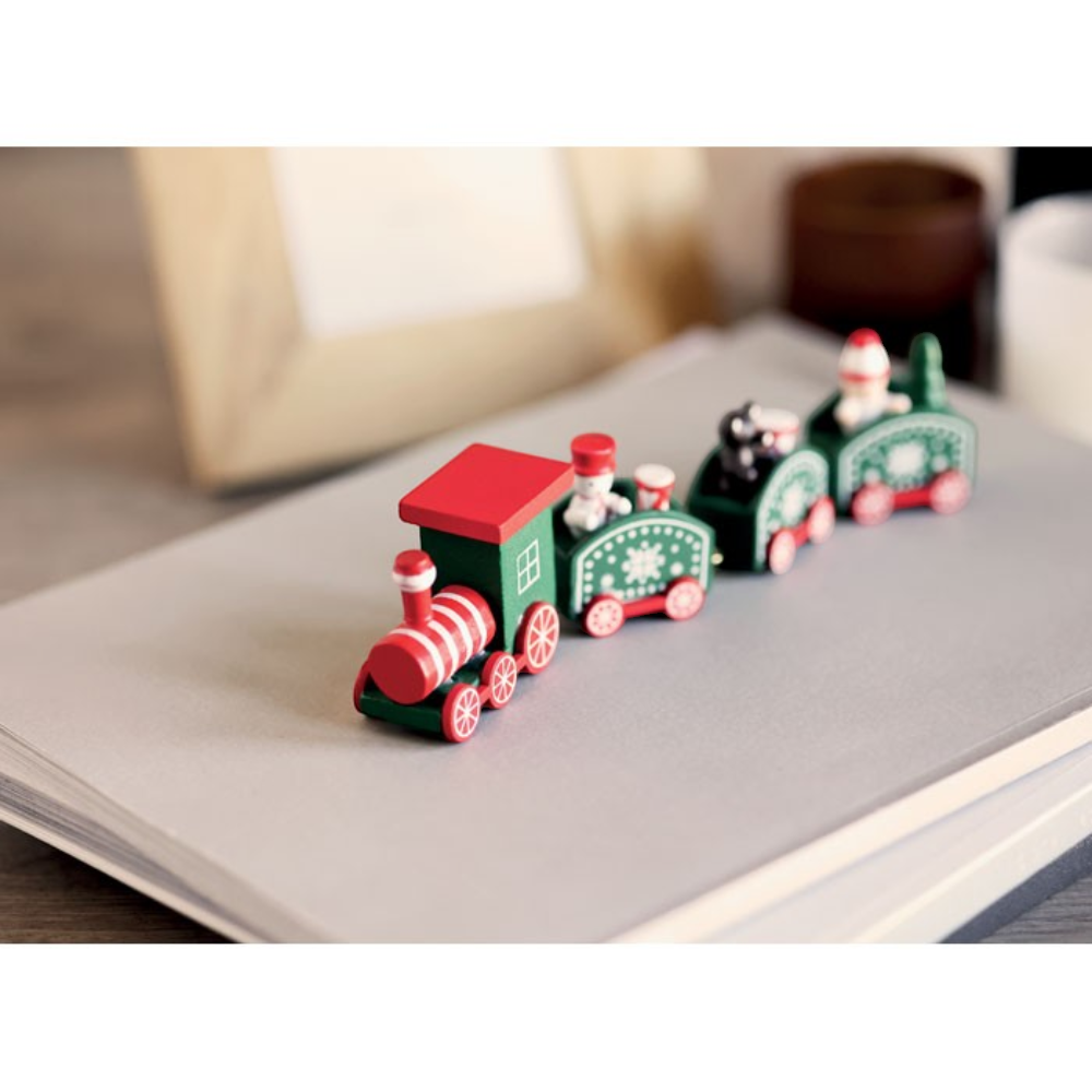 Train de Noël en bois JUNA | HelloPrint