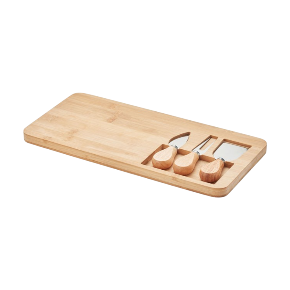 Glenavy Natural Bamboo Cheese Set | HelloPrint