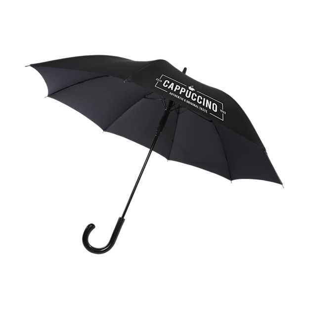 Parapluie auto ouvert Fontana avec poignée aspect carbone | HelloPrint
