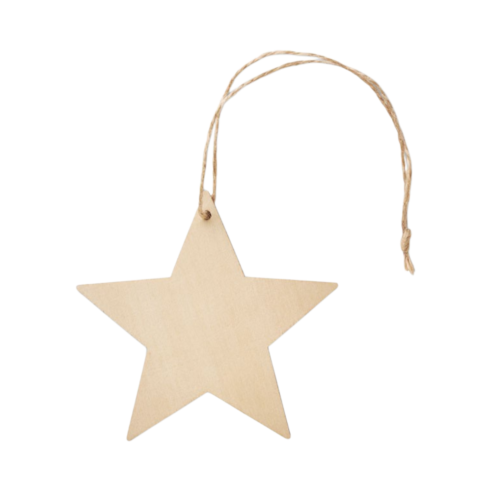 Hanger en bois en forme d'étoile ESTY | HelloPrint