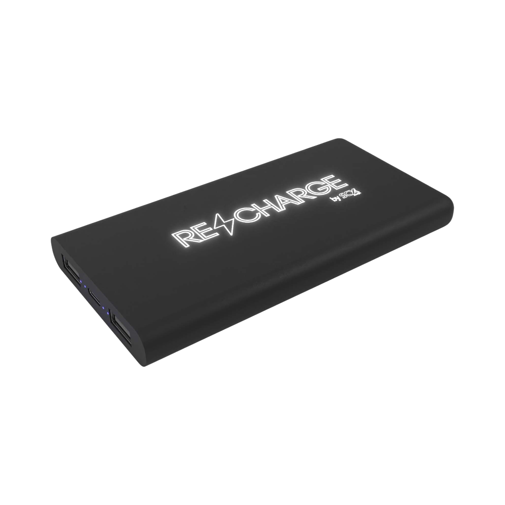 SCX.design P40 Light-up Wireless Rubber Power Bank | HelloPrint