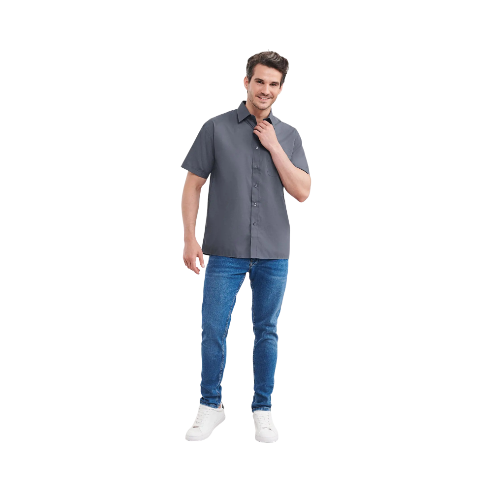 Russell Classic Poplin Shirt | HelloPrint