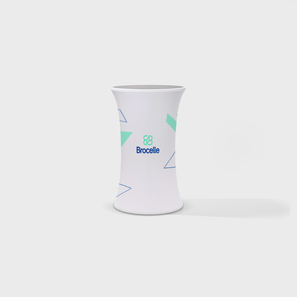 Custom Oval Exhibition Counters | HelloPrint