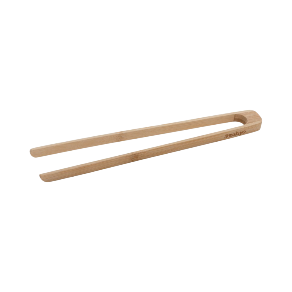 Ukiyo Bamboo Serving Tongs | HelloPrint