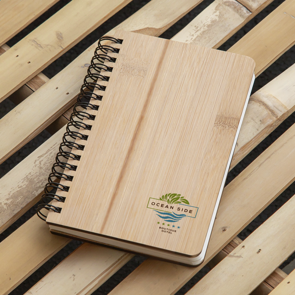 Stone-waste Bamboo Notebook A6 | HelloPrint