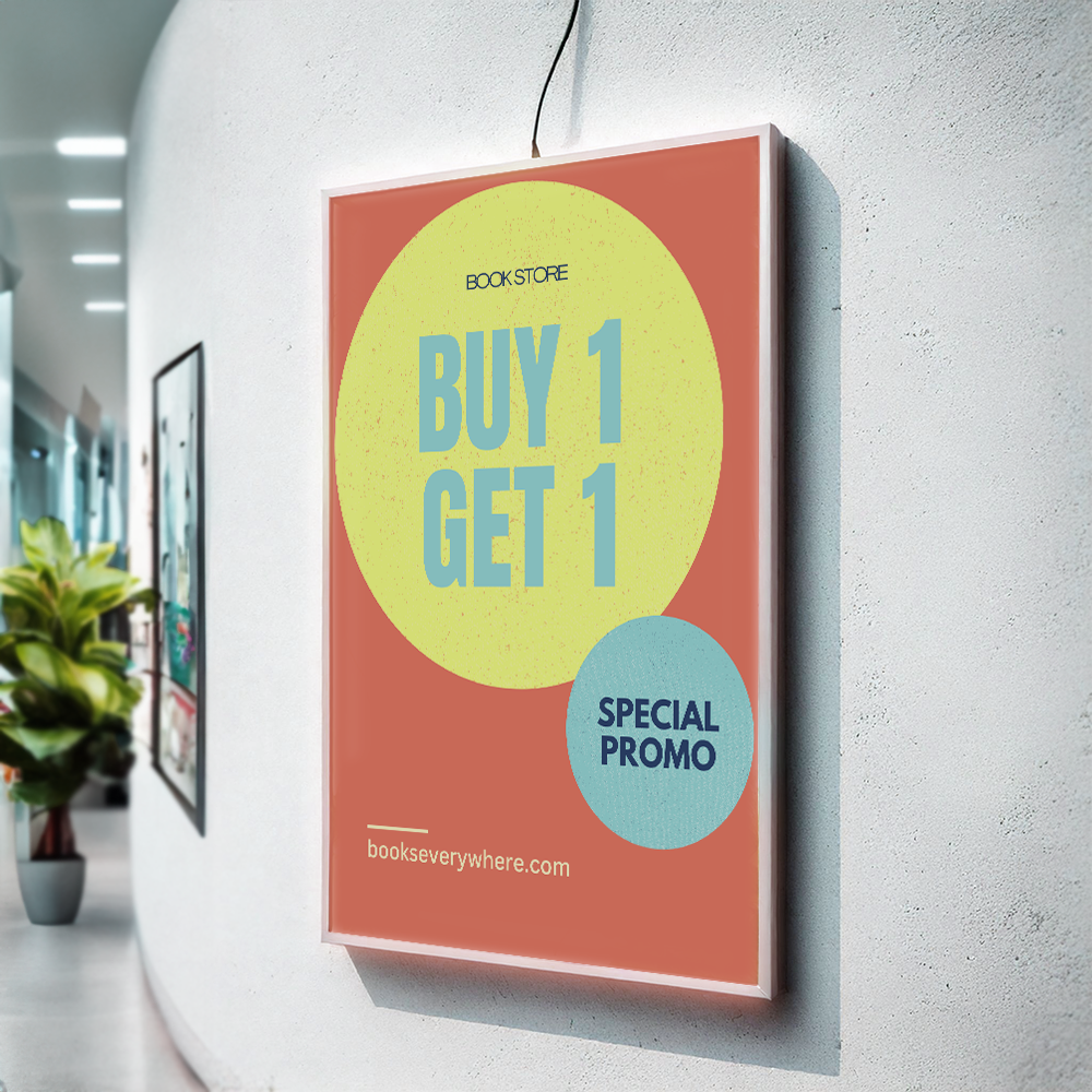 LED Slide In Frame Slim | HelloPrint