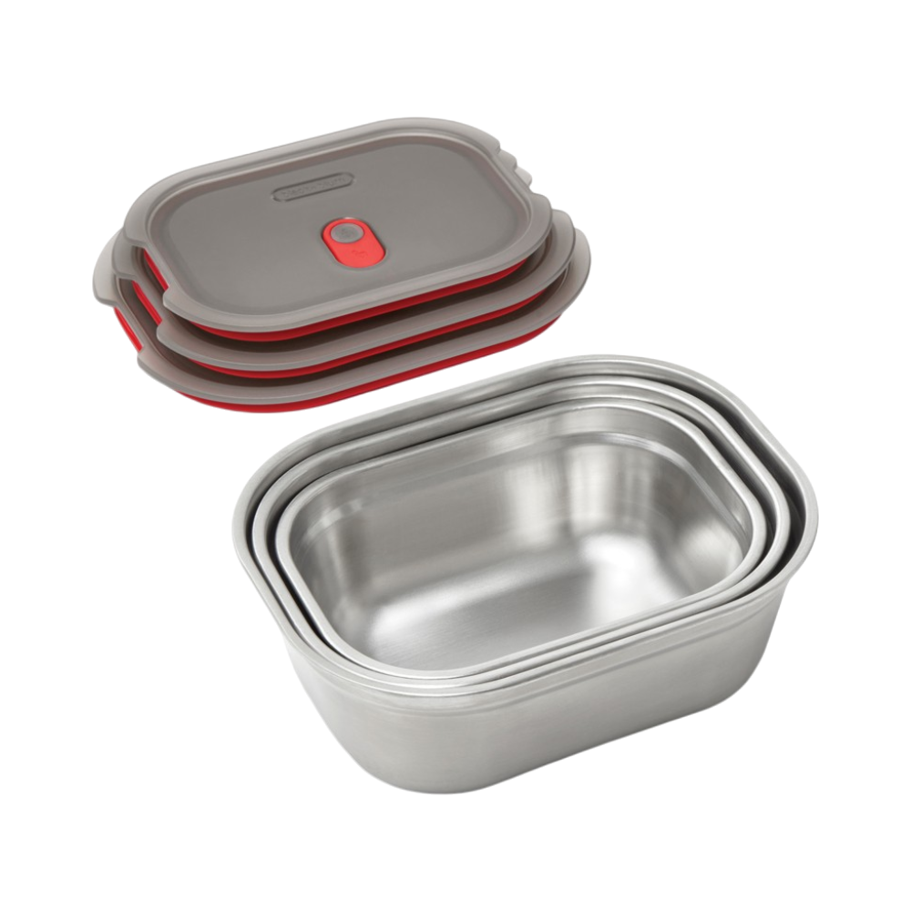Set Scatole Mealprep in Acciaio Inox Black+Blum | HelloPrint
