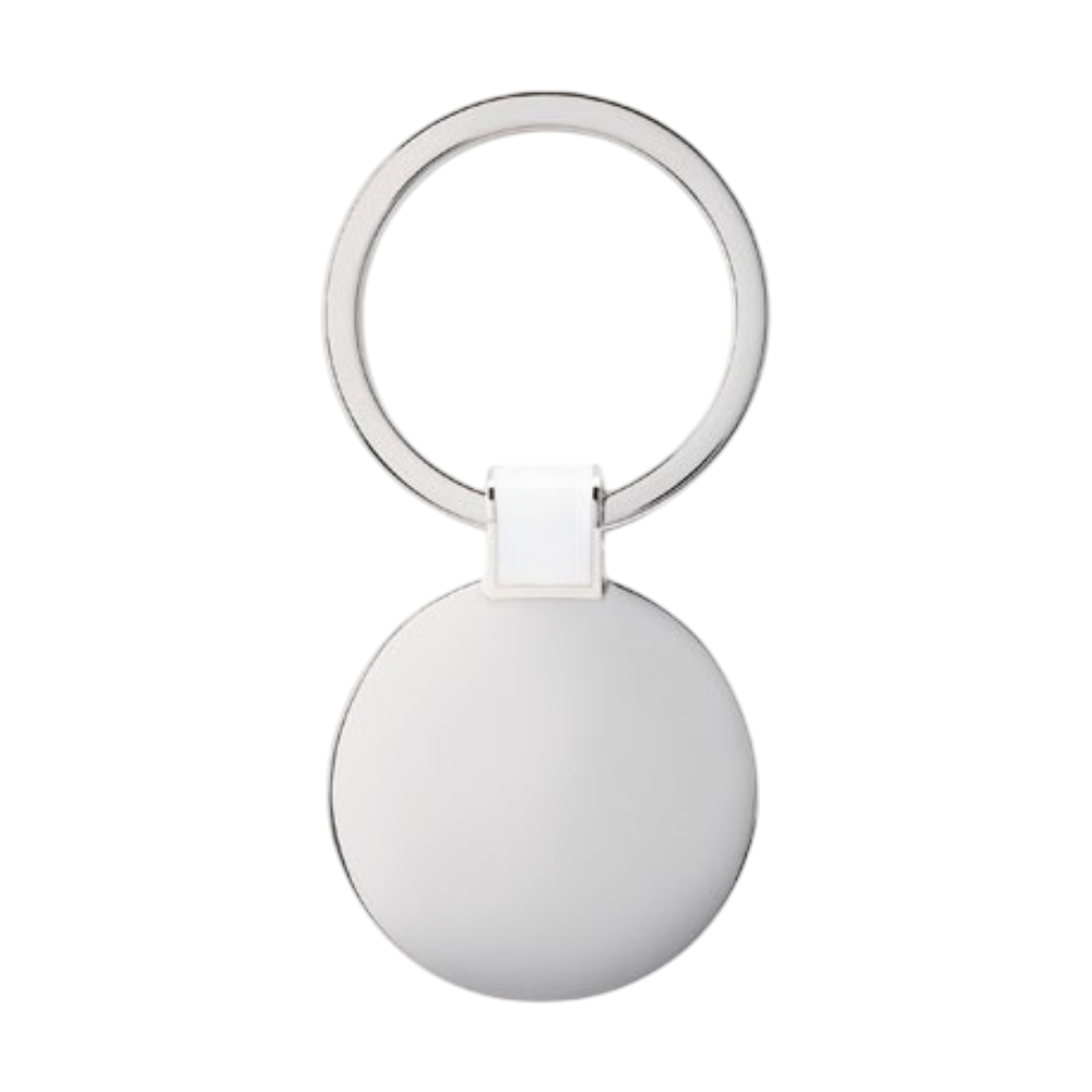 Roundy Metal Key Ring | HelloPrint