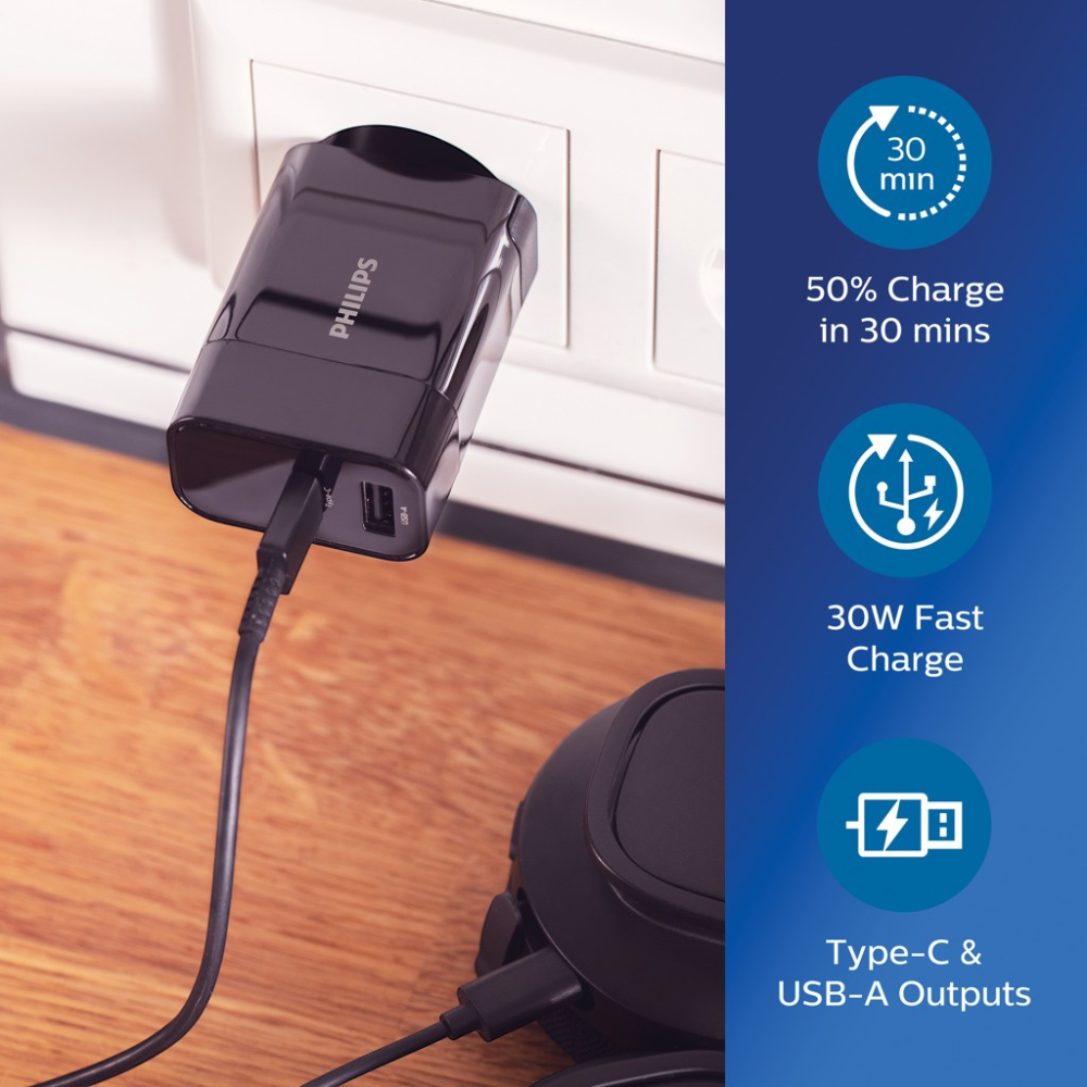 Philips Ultra Fast PD Wall Charger | HelloPrint