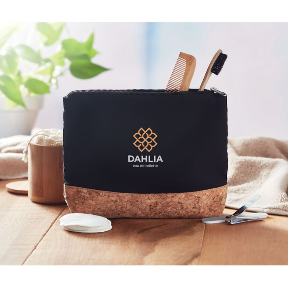 Cork & Cotton Cosmetic Bag | HelloPrint