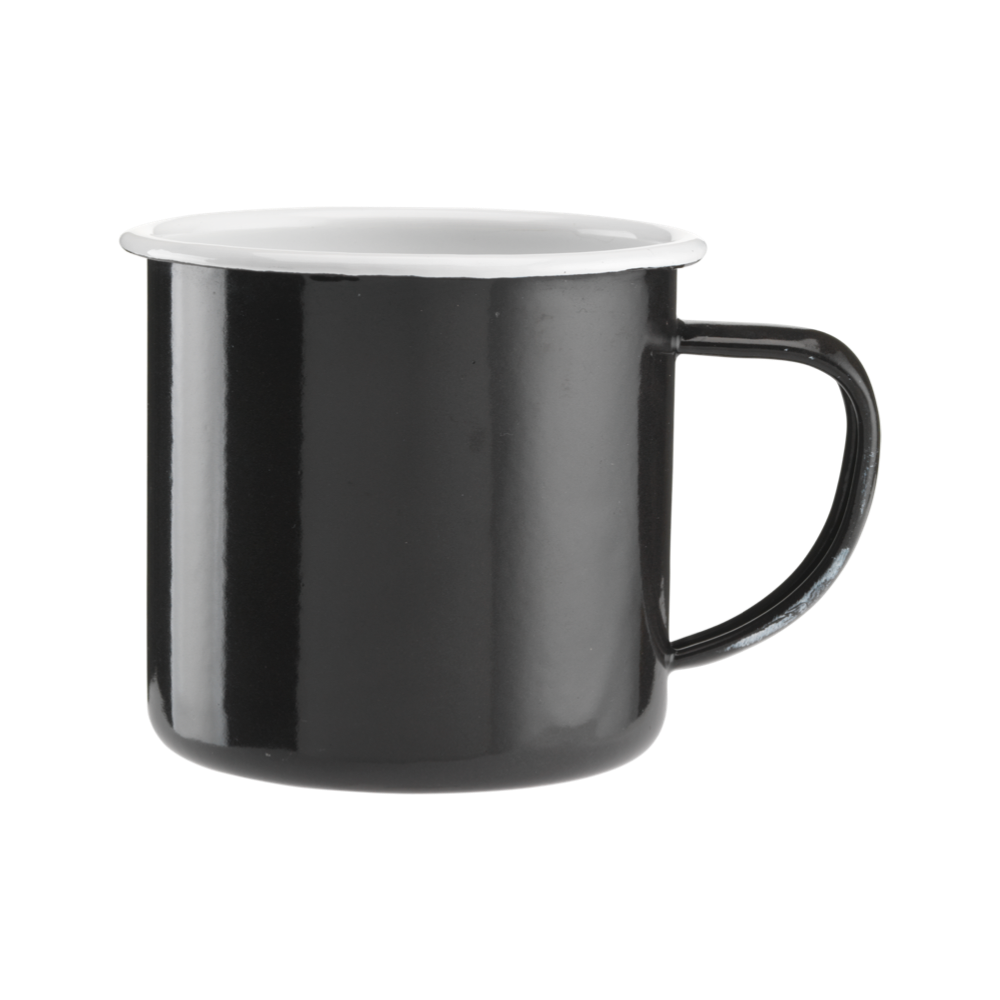 Enamel mug with logo | HelloPrint