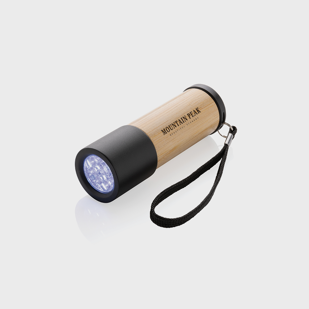 Bamboo and RCS Recycled Plastic Torch | HelloPrint