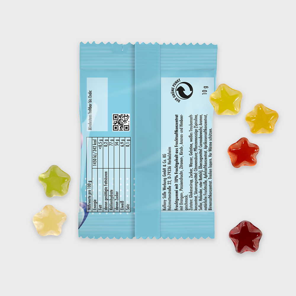 Fruit Gum Star Treats | HelloPrint