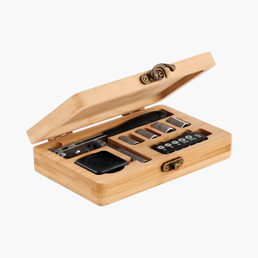 FUROBAM Tool Set Bamboo Case | HelloPrint