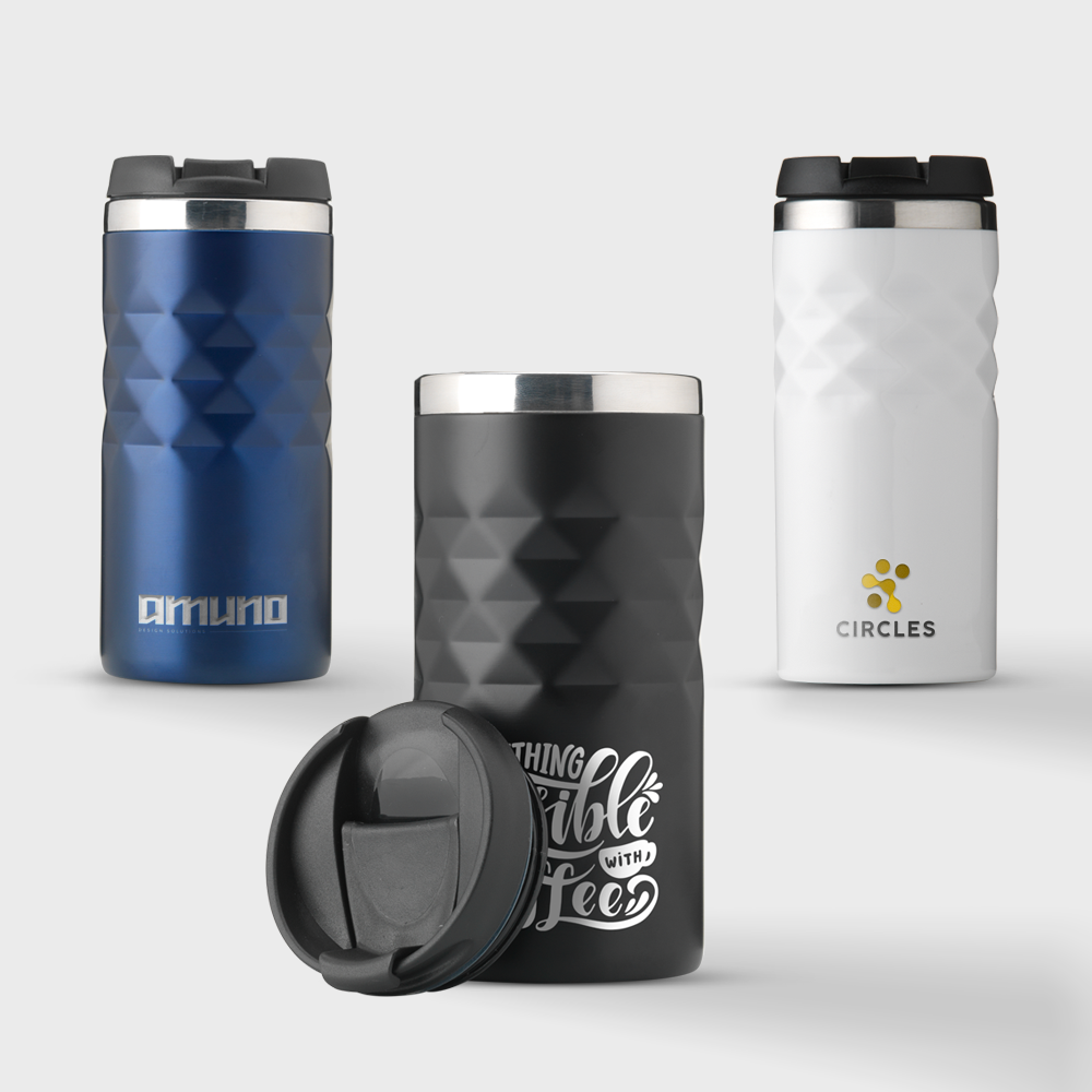 Tazza Geometrica RCS in Acciaio Riciclato | 280 ml | HelloPrint