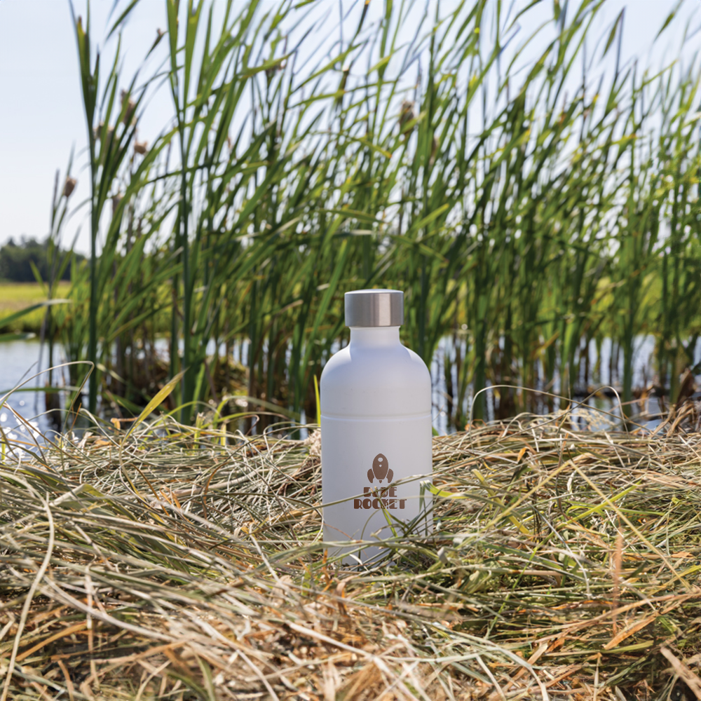 Bouteille de boisson en acier inoxydable recyclé RCS Soda | HelloPrint