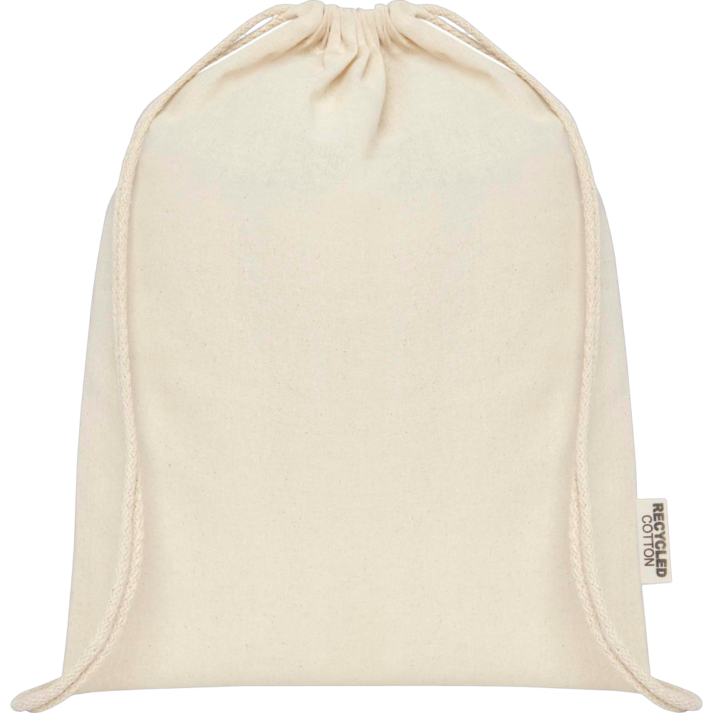 Oregon GRS Recycled Cotton Drawstring Bag | HelloPrint