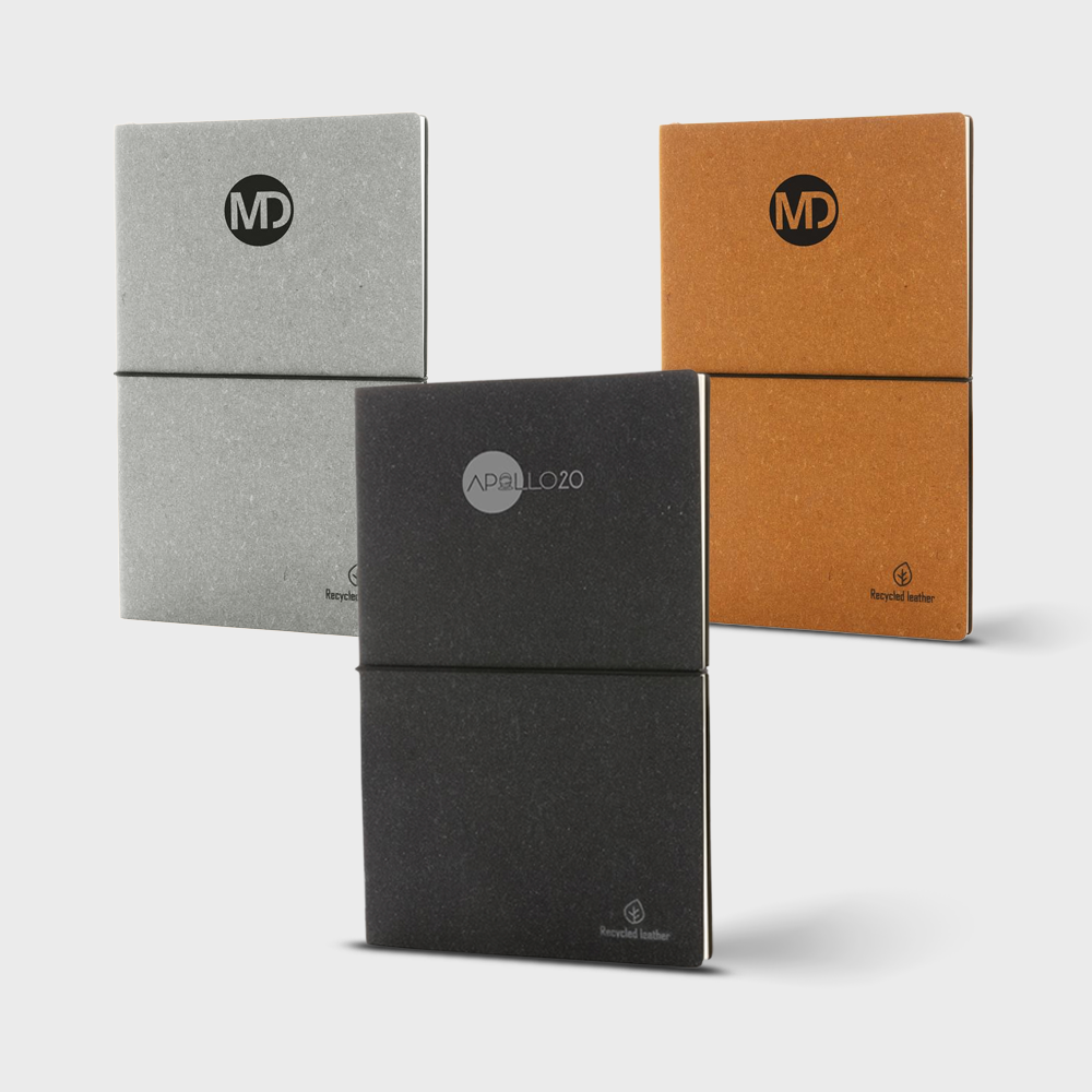 Recycled Leather Notebook A5 | HelloPrint