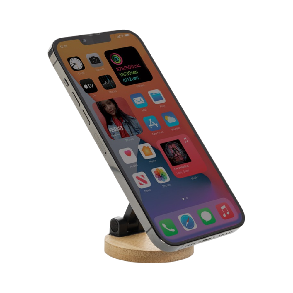 Magmount RCS Recycled Plastic and Bamboo Phone Stand | HelloPrint