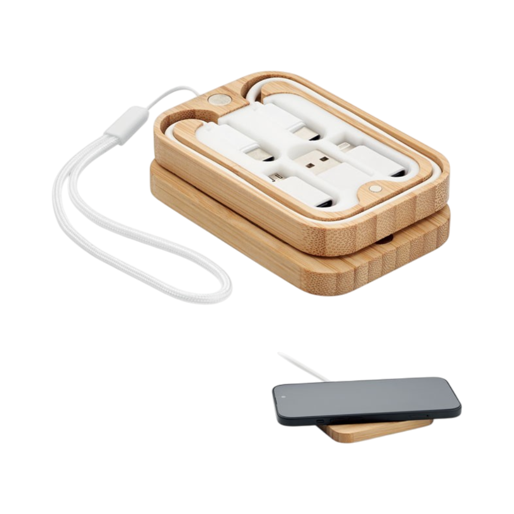 Bamboo CHARGOO Wireless Charger | HelloPrint