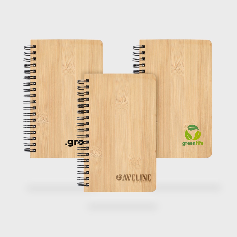 Stone-waste Bamboo Notebook A6 | HelloPrint
