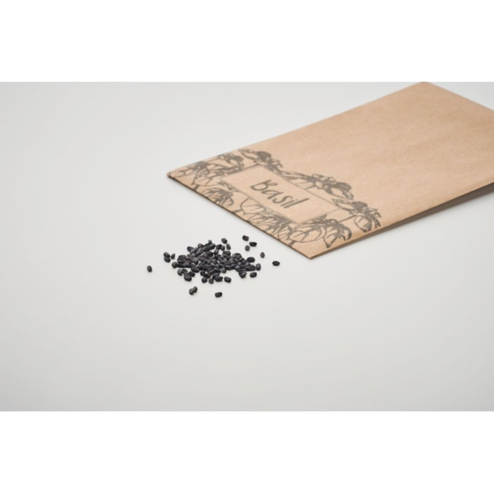 Basil Seeds in Kraft Envelope | HelloPrint