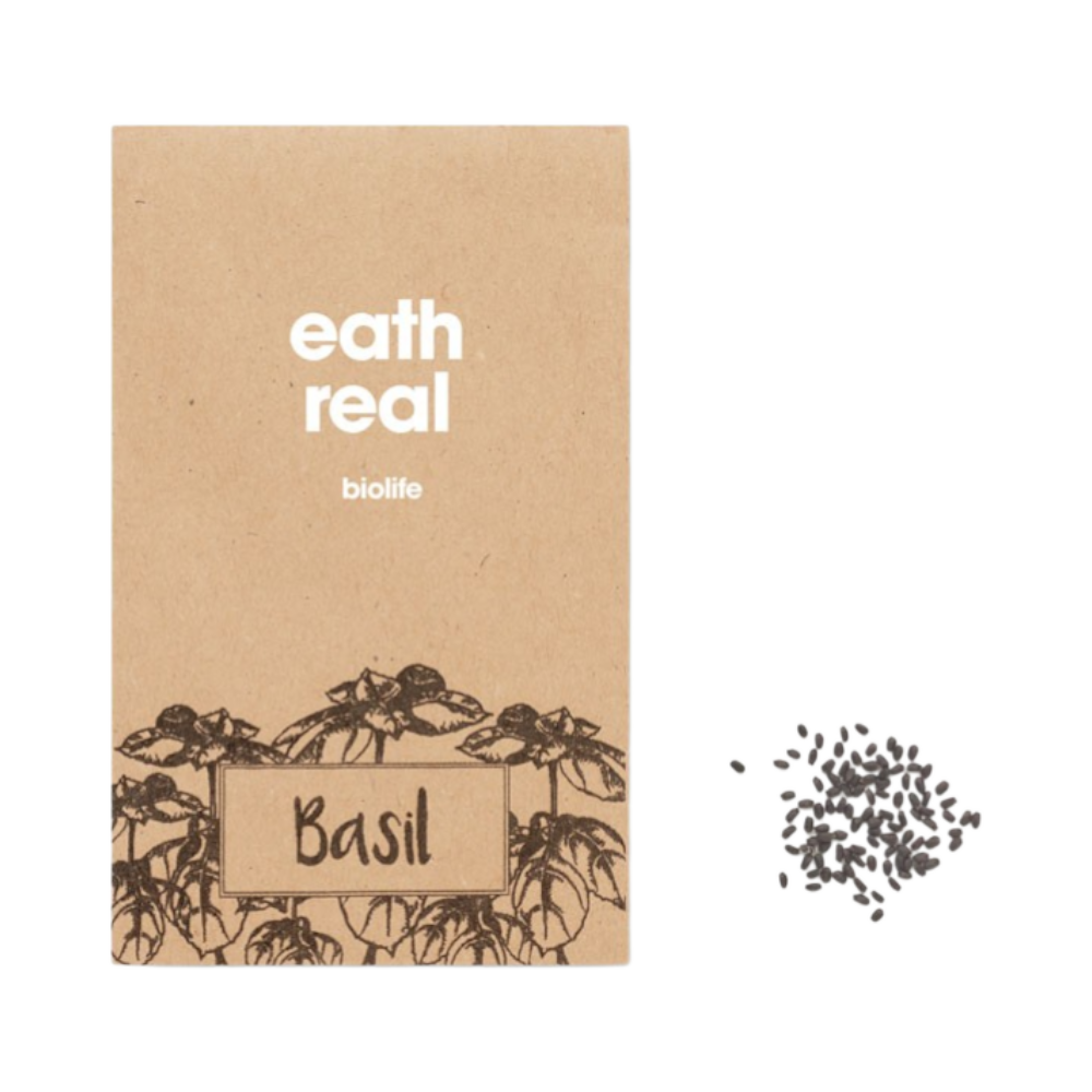Basil Seeds in Kraft Envelope | HelloPrint