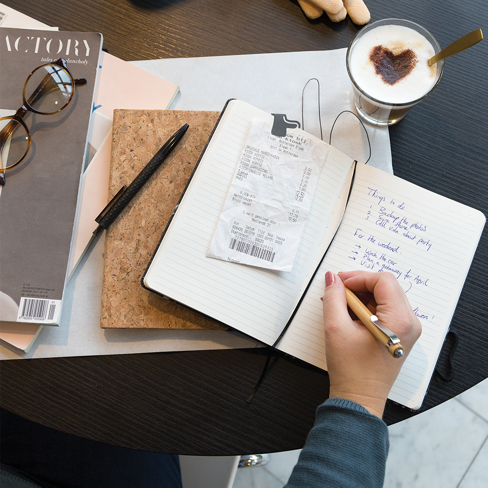 A5 Notebook with Bamboo Pen | HelloPrint