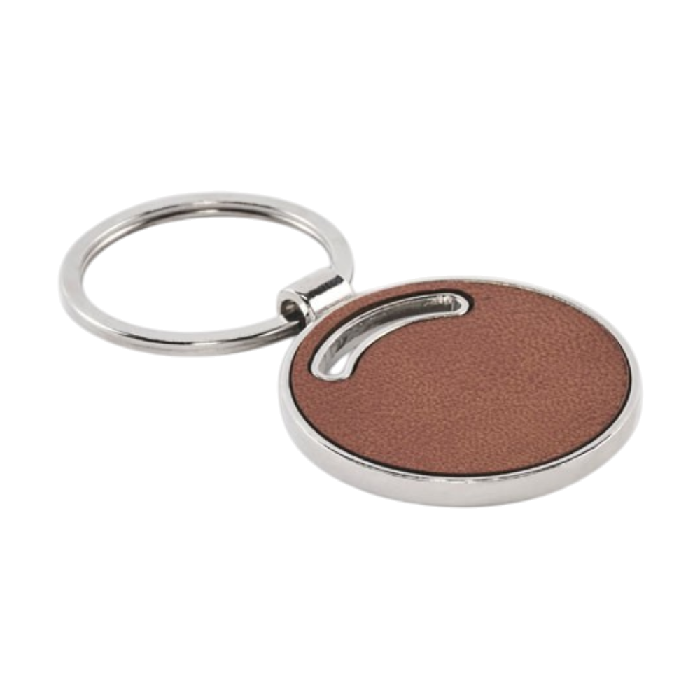Porte-clés rond Lircle | HelloPrint
