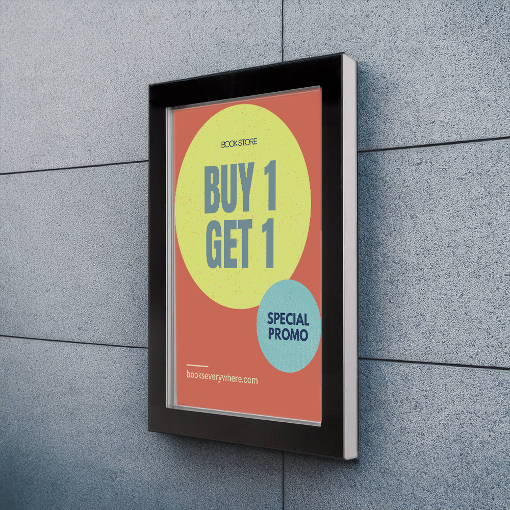 Outdoor Premium Poster Case Slim | HelloPrint