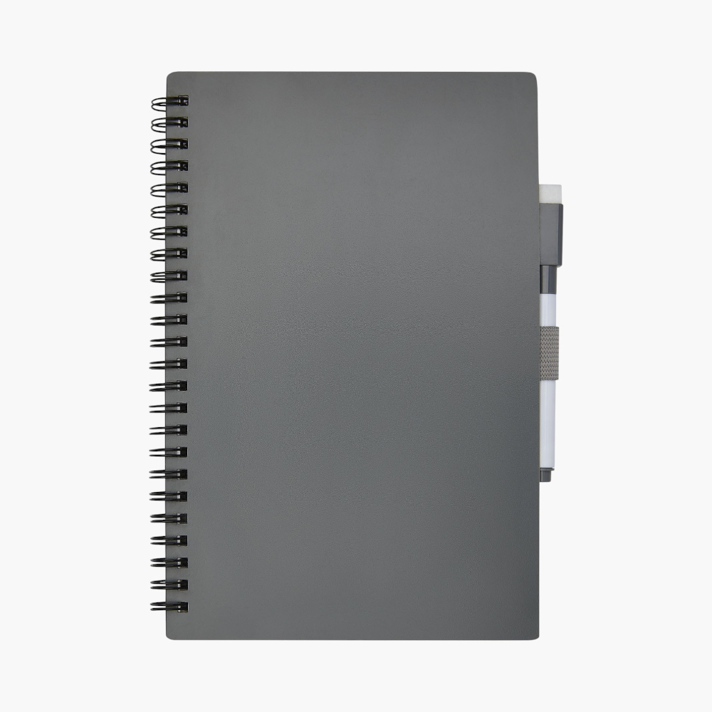 Laminated Pebbles Reusable Notebook | HelloPrint