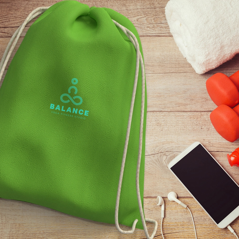 Påse med dragsko i bomull | HelloPrint