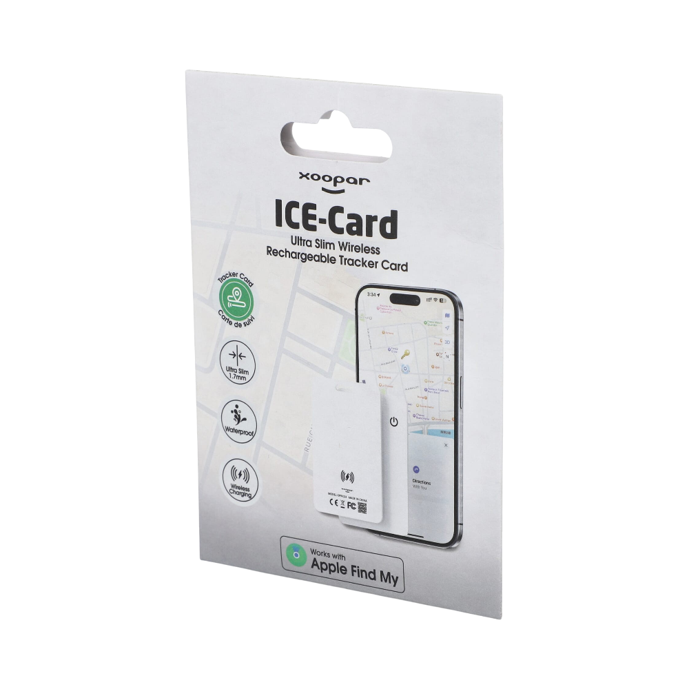 Tracker carte ultradune Xoopar ICE-Card | HelloPrint
