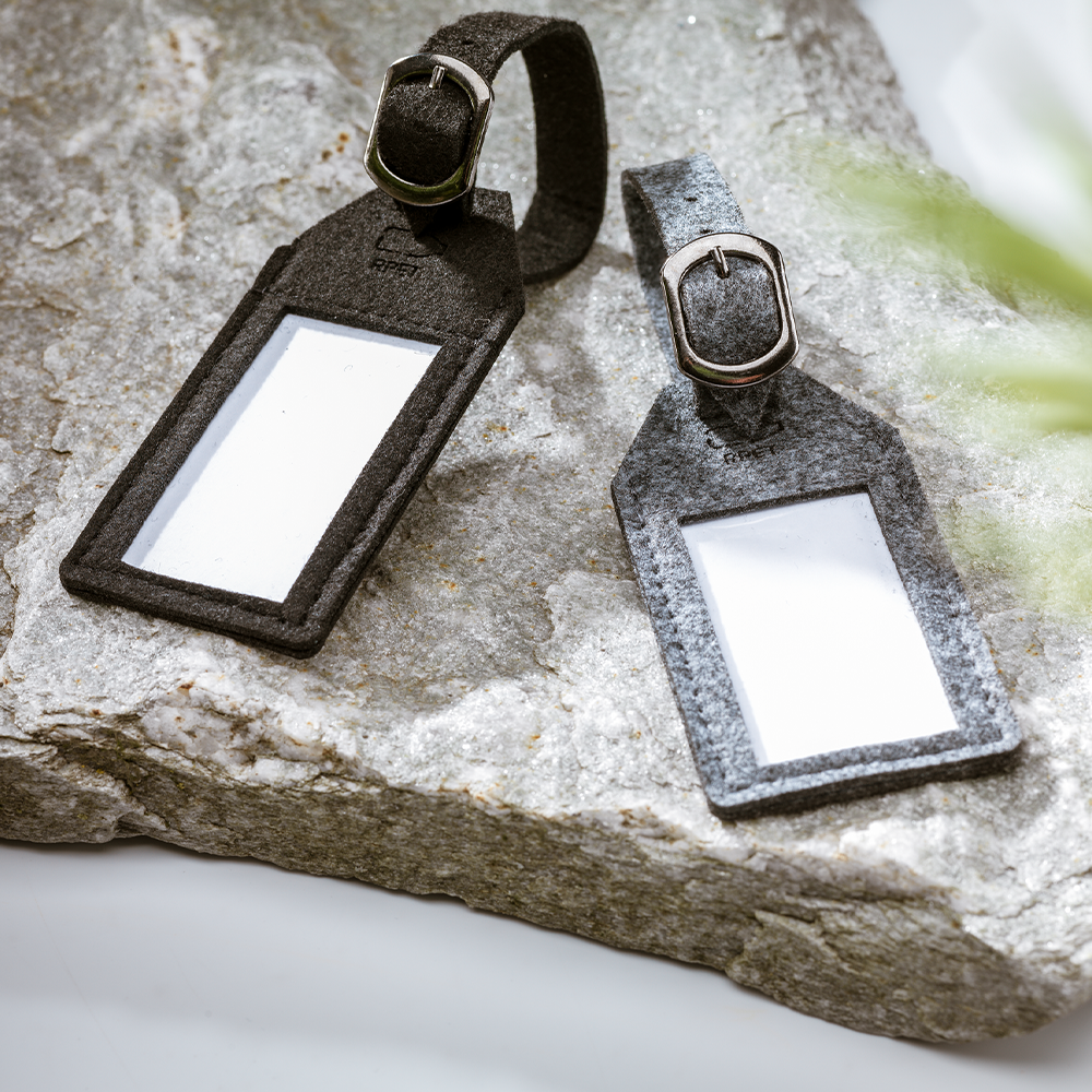 Etichetta Bagaglio in Feltro RPET | HelloPrint