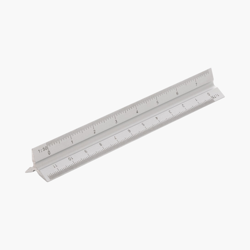 Règle triangulaire en aluminium | HelloPrint