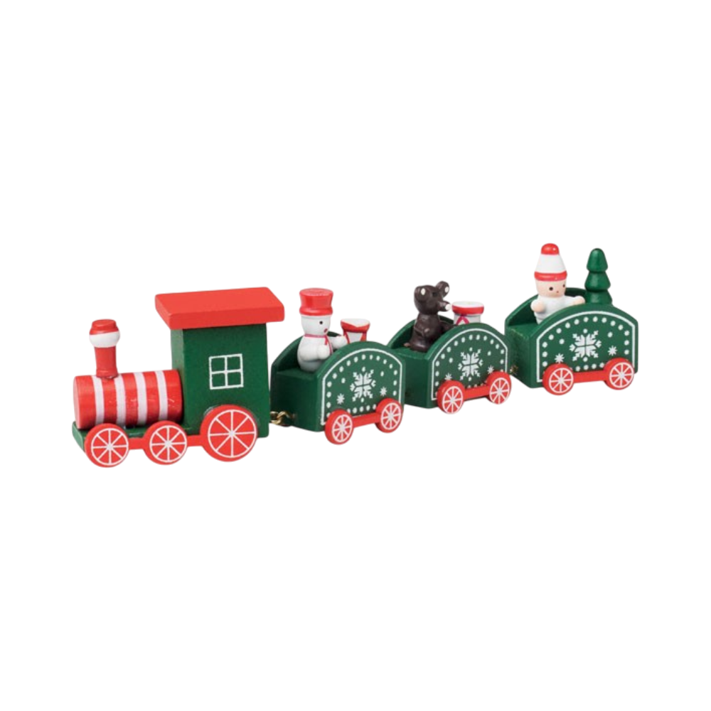 Train de Noël en bois JUNA | HelloPrint