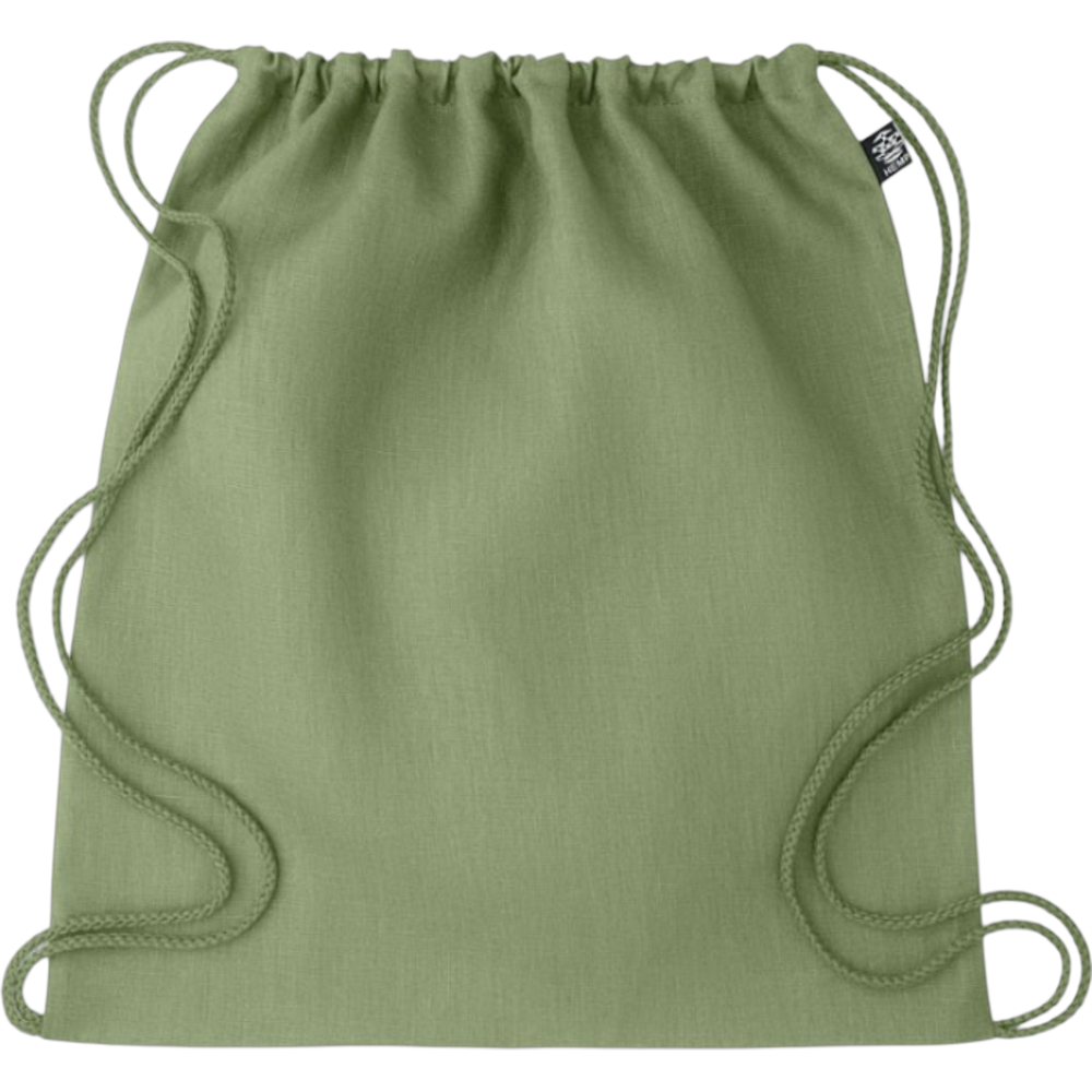 Naima Hemp Drawstring Bag | HelloPrint