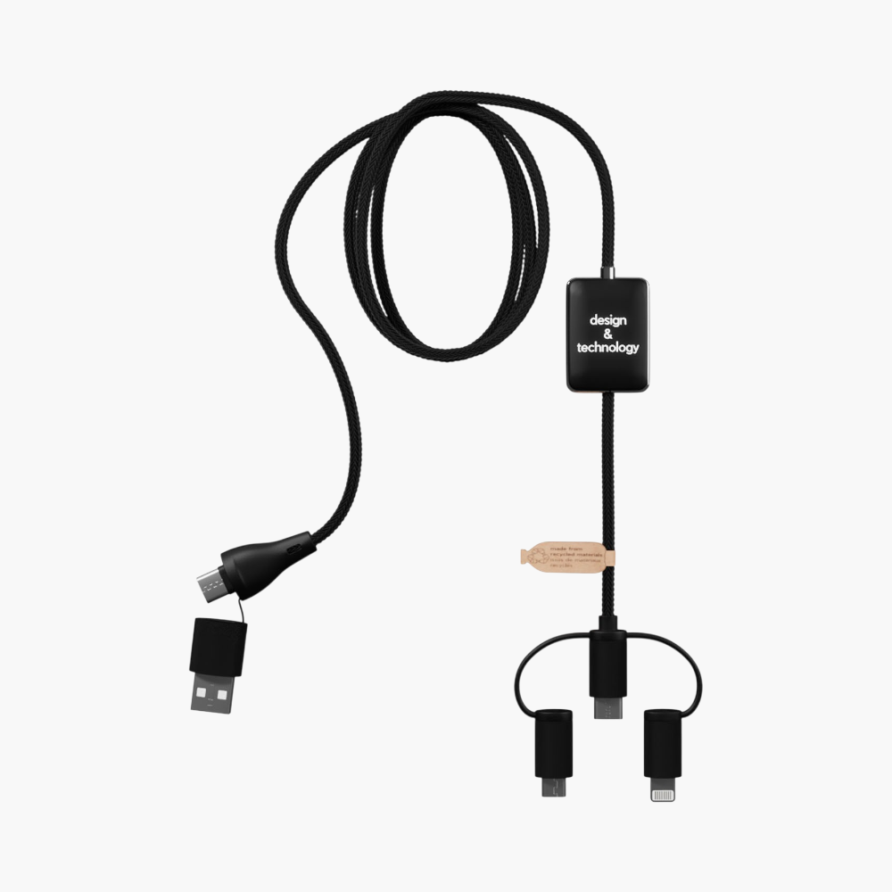 RCS Recycled Plastic CarPlay Charging Cable | HelloPrint